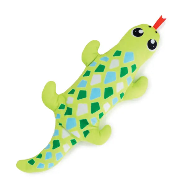 Catit Groovy Gecko Plush Cat Toy with Catnip