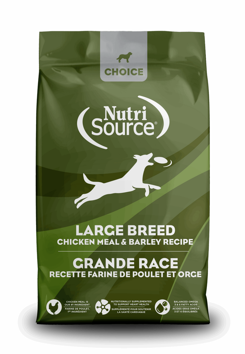 NutriSource Choice Large Breed Chicken Meal & Barley Recipe Dry Dog Fo