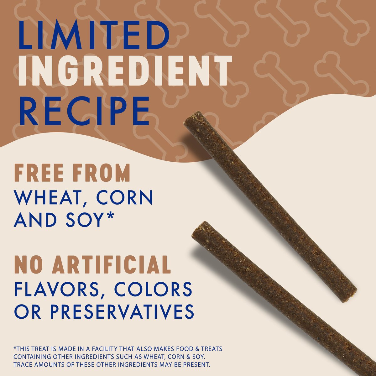 Finley's Barkery Meaty Sticks Chicken & Wild Boar Soft & Chewy Dog Tre