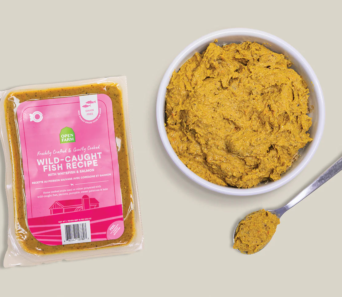 Open Farm Frozen Wild-Caught Fish Recipe Freshly Crafted & Gently Cook