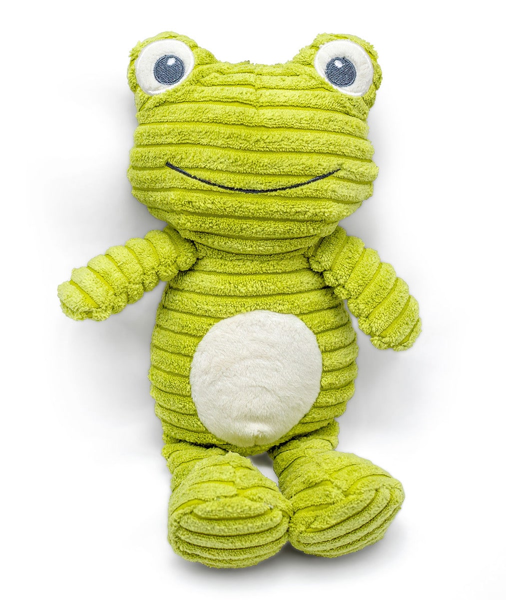 ThoozyPet Tuff & Cuddly Frog Plush Dog Toy