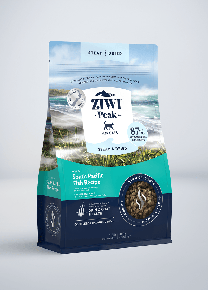 ZIWI Peak Steam & Dried Wild South Pacific Fish Recipe Air-Dried Cat F