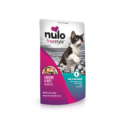 Nulo Freestyle Grain Free Sardine & Beef in Beef Broth Recipe Cat Food