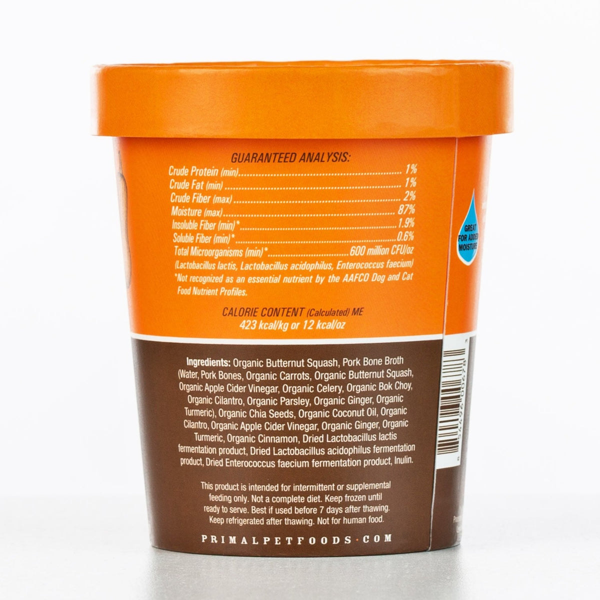 Primal Edible Elixir Digestive Support: Winter Squash Puree